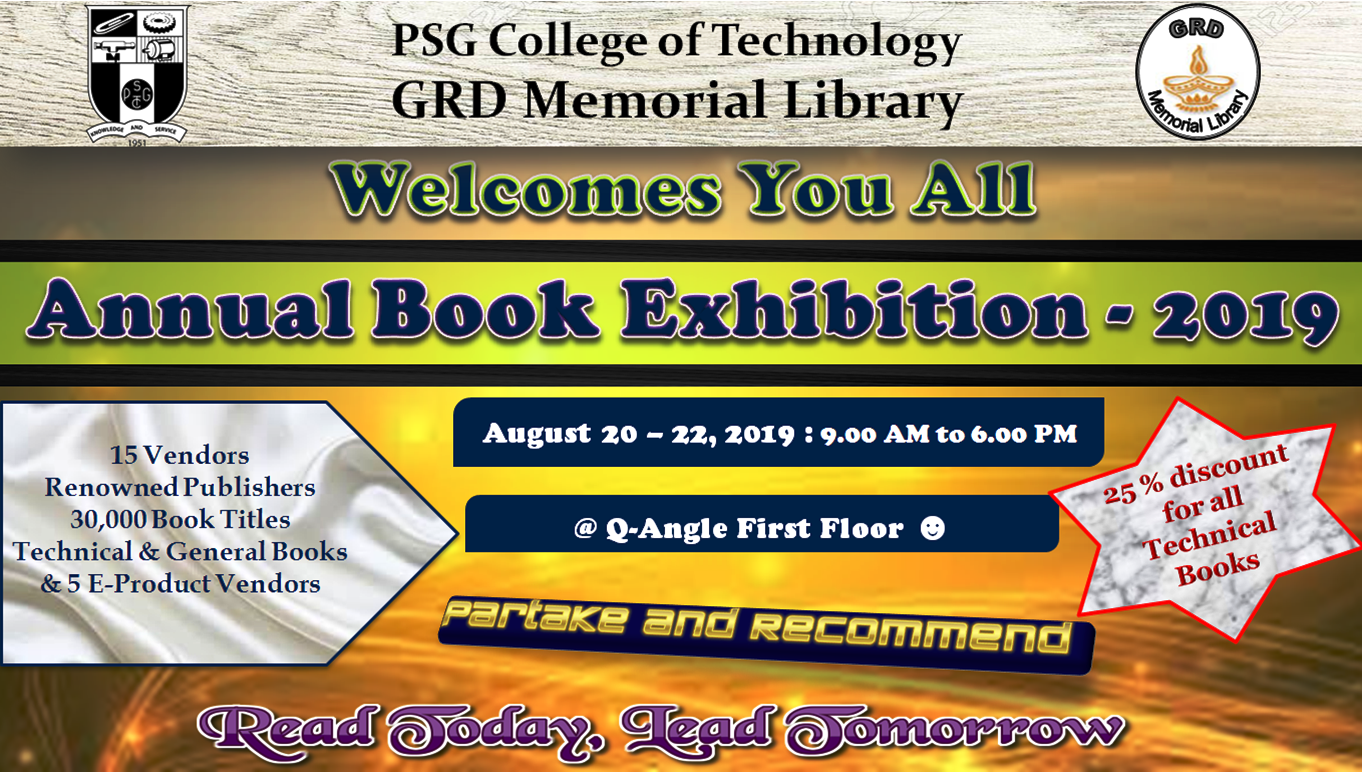PSG College of Technology | GRD MEMORIAL LIBRARY