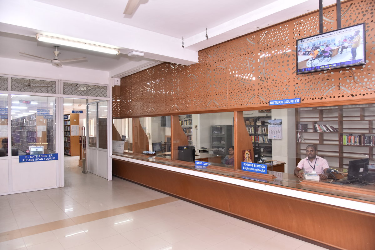 PSG College of Technology | “Dr. GRD MEMORIAL LIBRARY”
